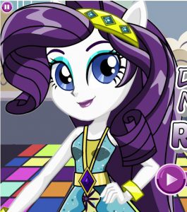 dance magic rarity - My Little Pony Games
