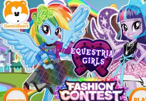 equestria girls fashion contest - My Little Pony Games